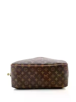 LOUIS VUITTON Deauville Monogram Canvas Handbag - Brown