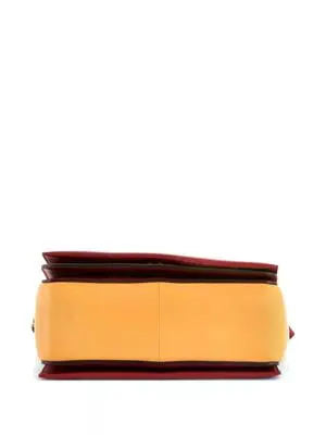Celine Frame Leather Medium Shoulder Bag - Red