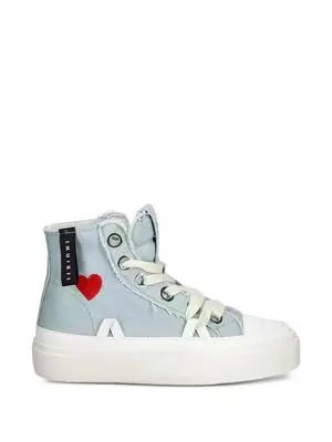 Inuikii Distressed Heart Sneakers