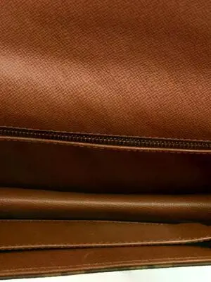 LOUIS VUITTON 1991 Monogram Pochette Dame Pm Clutch