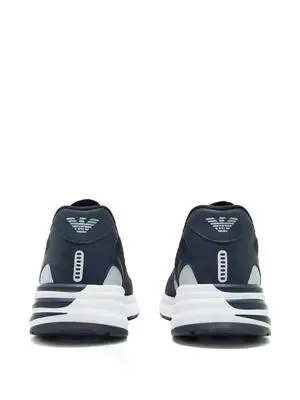 EA7 Logo-detail Sneakers - Blue