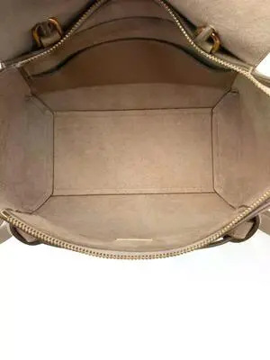 Celine 2019 Micro Grained Calfskin Belt Bag Satchel - Neutrals