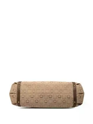 FERRAGAMO 2000-2025 Gancini Canvas Shoulder Bag