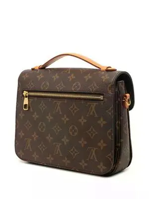 LOUIS VUITTON 2021 Monogram Pochette Metis Satchel