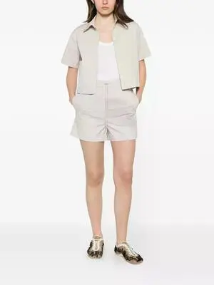 ALPHA TAURI Patch-pocket Shorts - Grey