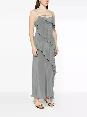 Patrizia Pepe Ruffled Maxi Dress