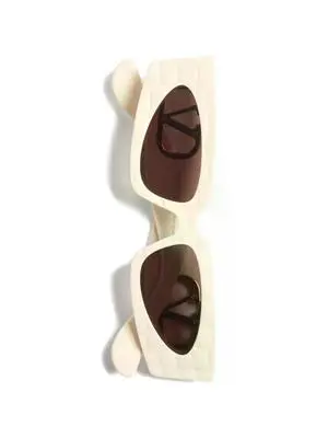 Valentino Garavani Rectangular Acetate Sunglasses