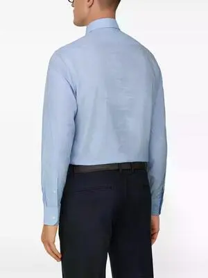 Boggi Milano Windsor Collar Houndstooth Shirt