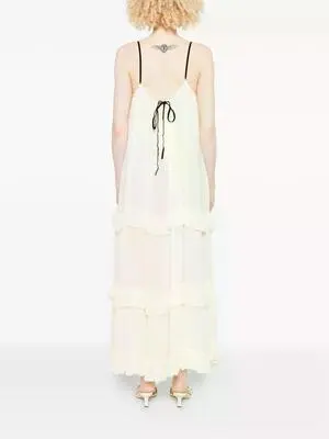For Love & Lemons Ruffled Maxi Dress
