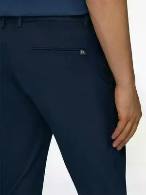 Boggi Milano Stretch Diagonal Pocket Trousers - Blue