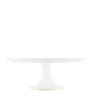 Christofle Porcelain Malmaison Riviera Cake Stand