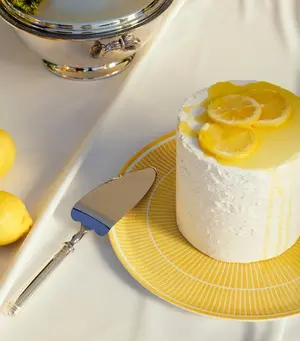 Christofle Porcelain Malmaison Riviera Pie Dish