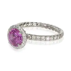 David Yurman 1.64 Ct Sapphire And Diamond Ring