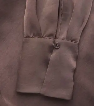 Claudie Pierlot Satin Blouse - Brown