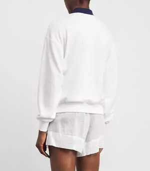 Polo Ralph Lauren Towelling Polo Pony Sweatshirt - White