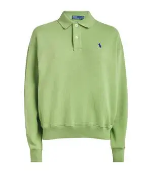 Polo Ralph Lauren Cotton-blend Polo Sweater - Green