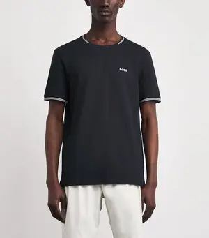 BOSS Stretch-cotton Logo T-shirt
