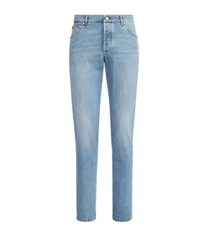Brunello Cucinelli Stretch-cotton Slim Jeans