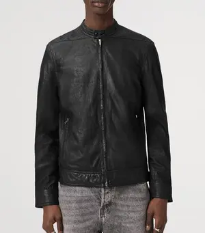 ALLSAINTS Colt Leather Jacket - Black