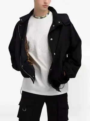 Roberto Cavalli Hooded Drawstring Jacket
