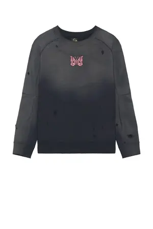 Needles Deconstructed Sweat Shirt - Navy