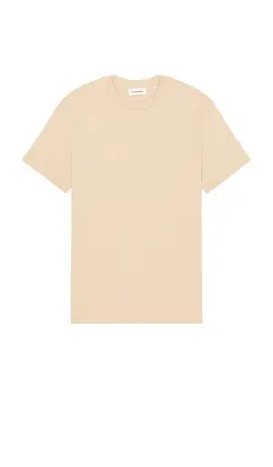 FRAME Short Sleeve Light Cotton Tee In . Also - Nude