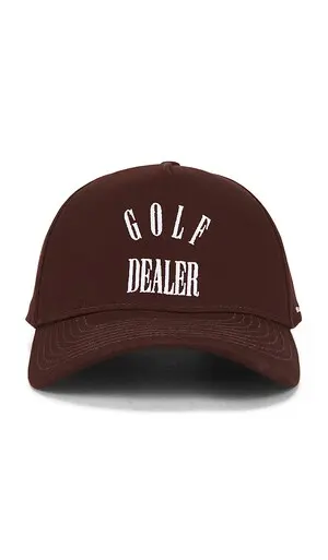 STUDENTS GOLF Golf Dealer Strap Back Cap - Brown