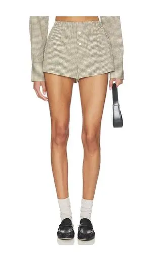 Superdown Gingham Checkered Shorts