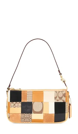 COACH Plaza Patchwork Shoulder Bag