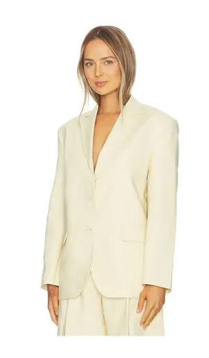 ANINE BING Quinn Blazer - Lemon
