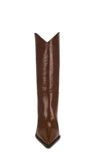 Coperni Lizard Print Cowboy Bridge Boots