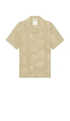 Oas Palmoza Rocco Shirt In . Also - Brown