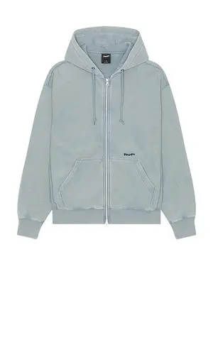 HUF Pacific Wash Full Zip Hoodie - Blue