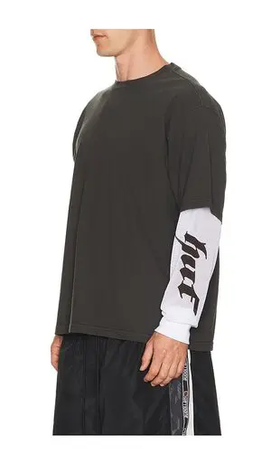 HUF Leon Long Sleeve Double Layer Top