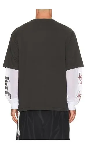 HUF Leon Long Sleeve Double Layer Top
