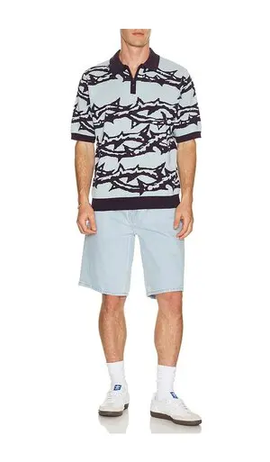 HUF Cromer Shorts Light Wash Denim