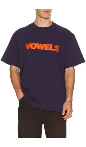 VOWELS Blur Tee In . Also