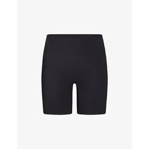NIKESKIMS Shine Bonded Waist 5-inch Biker Shorts - Obsidian