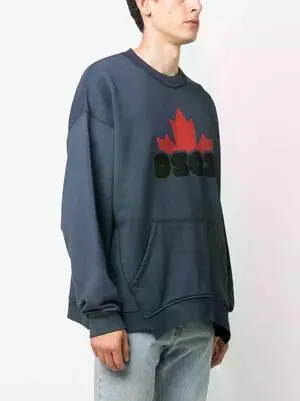 Dsquared2 Logo Print Cotton Jumper