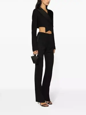 LAQUAN SMITH Double-breasted Cropped Blazer