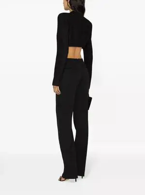 LAQUAN SMITH Double-breasted Cropped Blazer