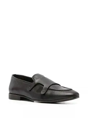 LEQARANT Apron-toe Monk Shoes