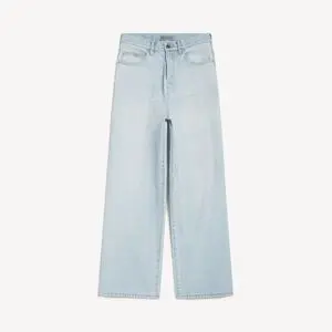Balenciaga Wide Leg Denim Pants - Blue