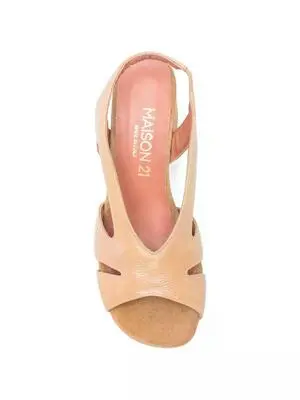 MAISON 21 Cut-out Slingback Sandals