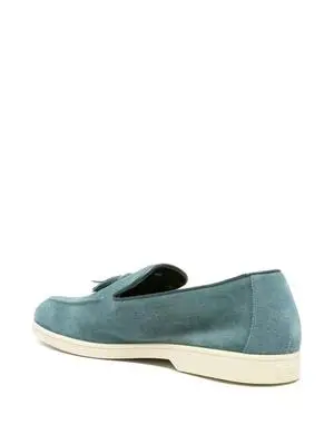 DOUCAL'S Tassel-detail Suede Loafers