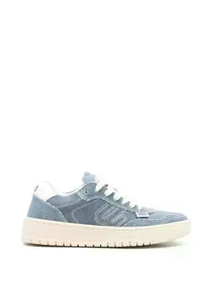 EVENU Contrast-stitch Logo-patch Sneakers