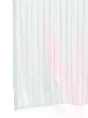 Eleventy Stripe-pattern Lurex-detail Scarf
