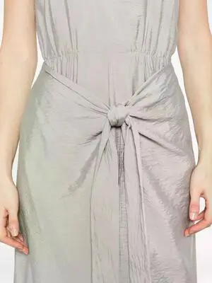 RAME Halterneck Wrap Asymmetric Dress