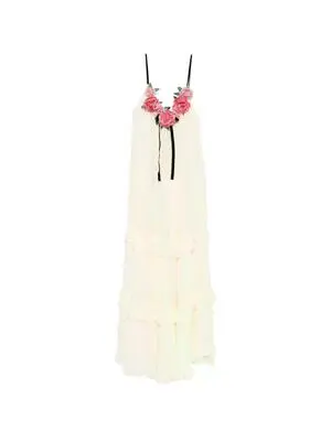 For Love & Lemons Ruffled Maxi Dress