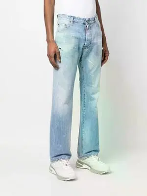 Dsquared2 Light-wash Straight-leg Jeans
